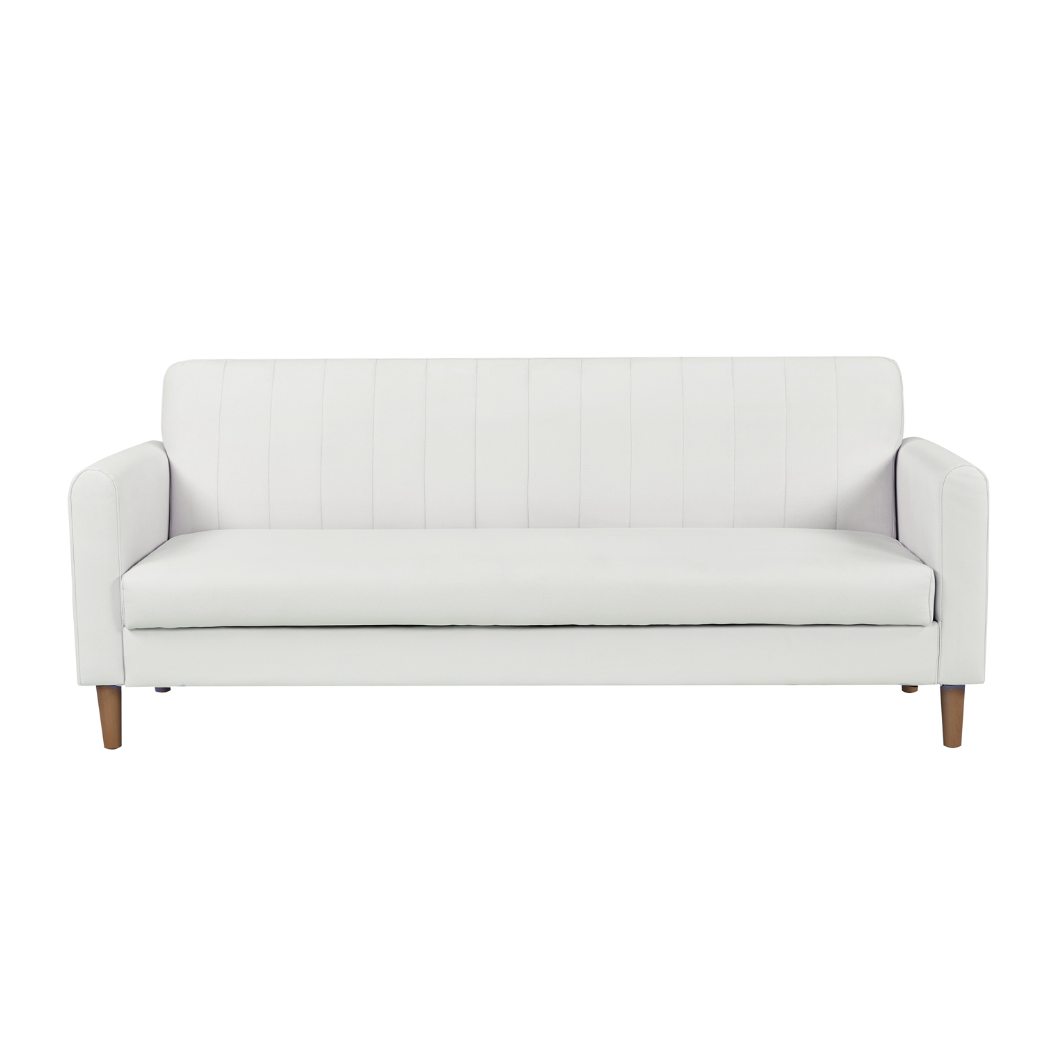 White Leatherette Sofa Bed | Cabinets Matttroy