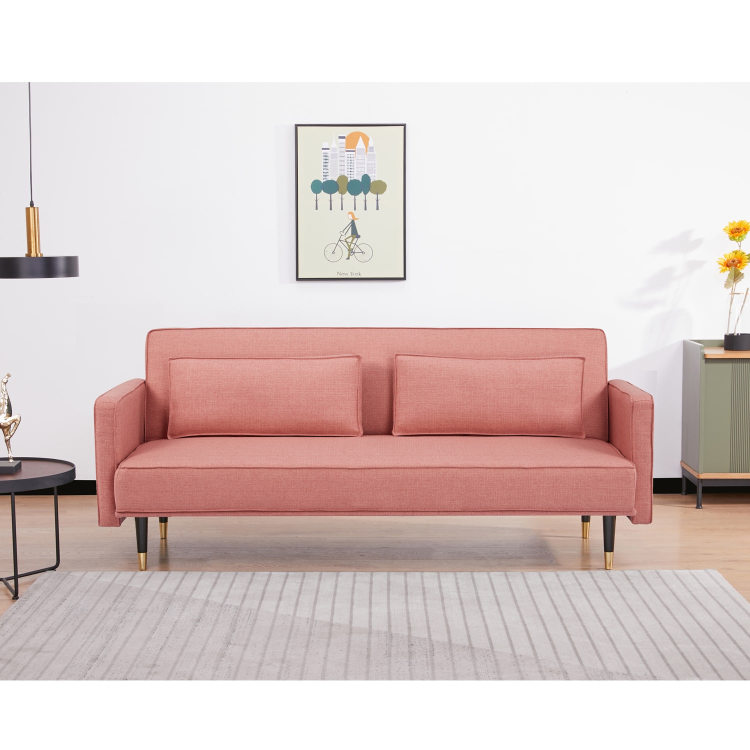 Pink Sofa Bed | Cabinets Matttroy