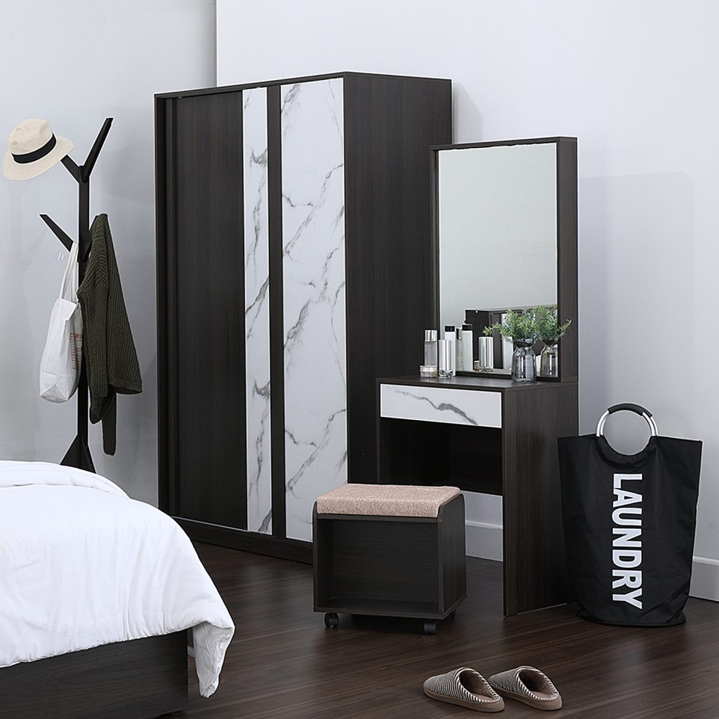 Marydel Dressing Table 60cm (Dark Wood) - Furniture Source Philippines