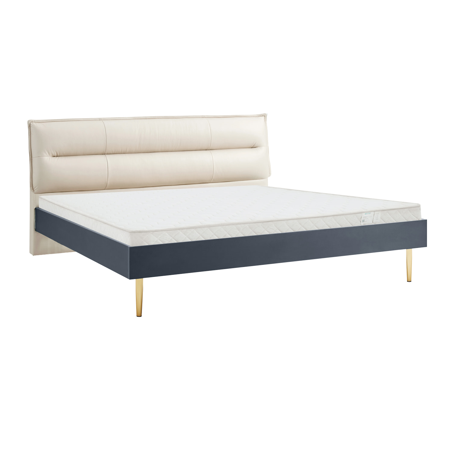 Phuff Queen Bed (Blue) - Furniture Source Philippines