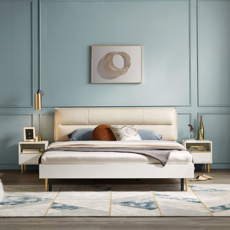 Phuff Queen Bed (White) - Furniture Source Philippines