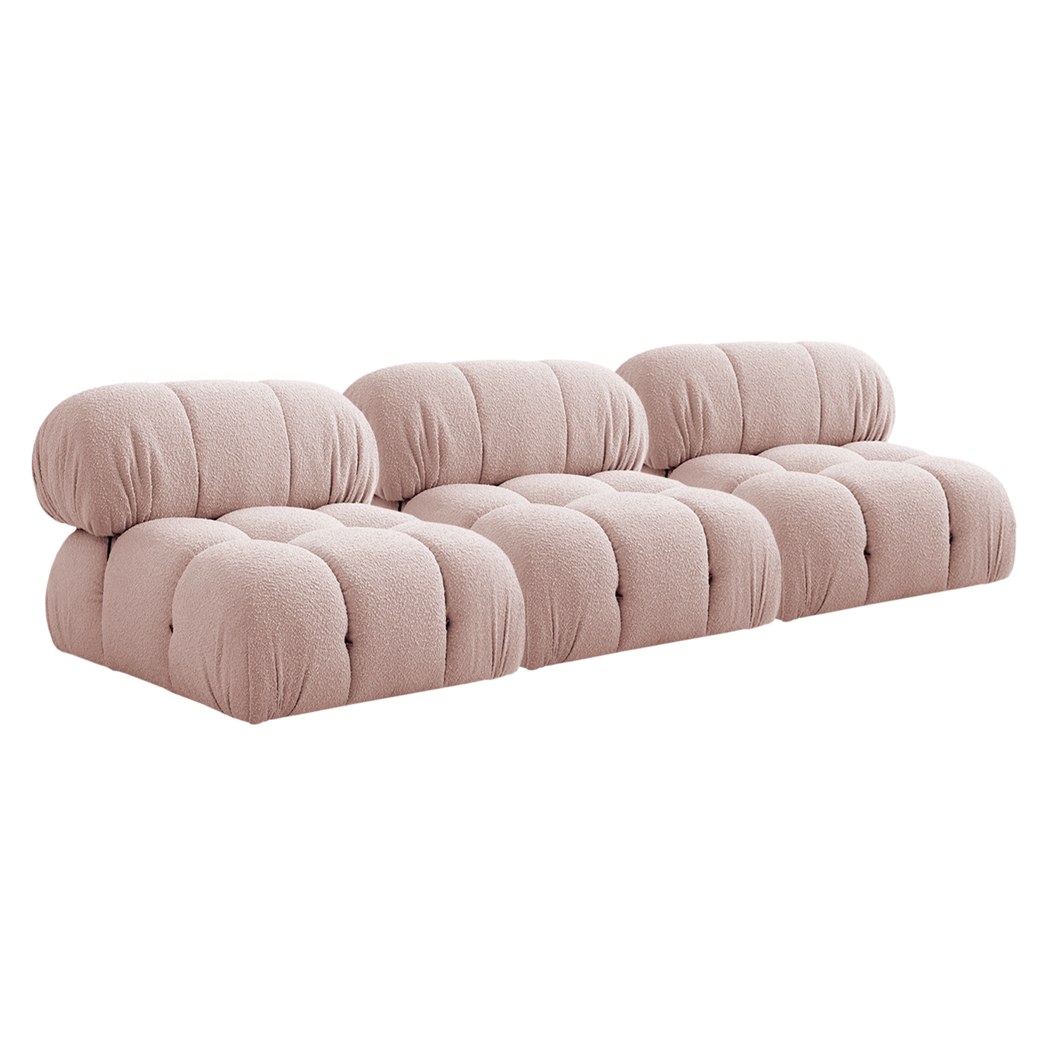 Cloud 3-Seater Sofa (Pink) - Furniture Source Philippines