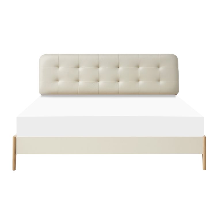 Tuffy Queen Bed (Wood-White) - Furniture Source Philippines