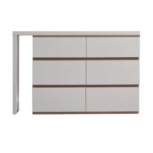 Scandi Gray Extendable Turn Desk (Gray) - Furniture Source Philippines